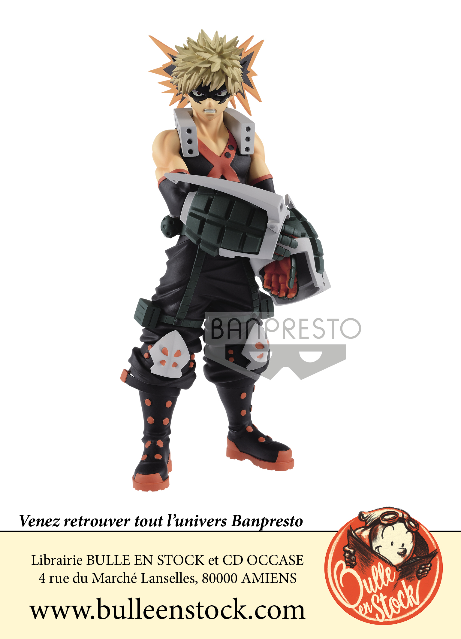 Bulle en Stock - MY HERO ACADEMIA - KATSUKI BAKUGO - FIGURINE AGE OF ...