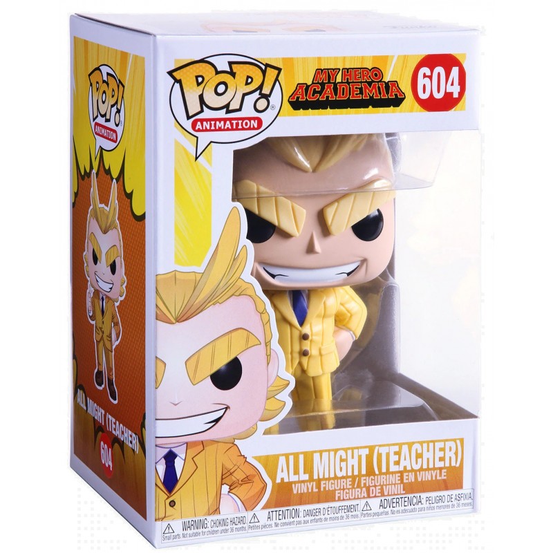 Bulle en Stock - MY HERO ACADEMIA POP ANIMATION 604 ALL MIGHT TEACHER
