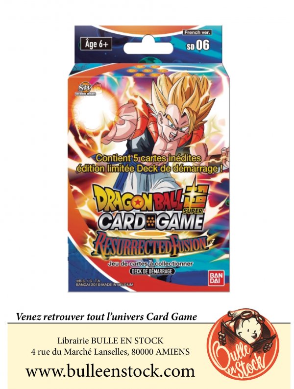 Bulle en Stock - DRAGON BALL SUPER JCC CARD GAME - DECK DE DEMARRAGE ...
